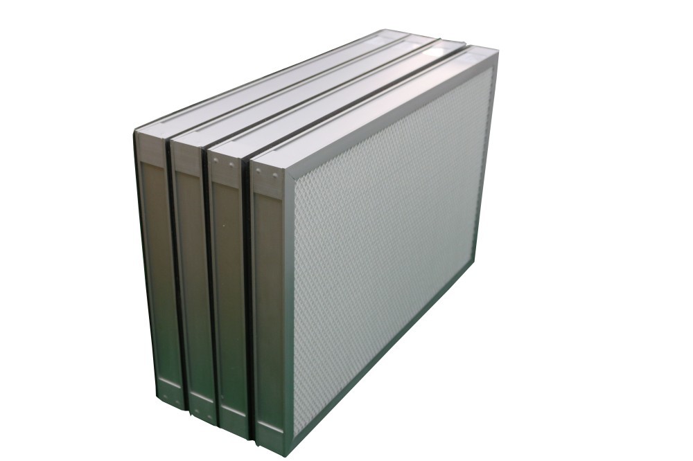 Terminal Filtration Mini Pleats Glass Fiber Filter Media H13 H14 Panel ...